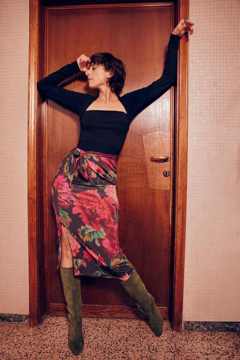 SOFIA EXTRA PEONIES SKIRT – Make My Lemonade