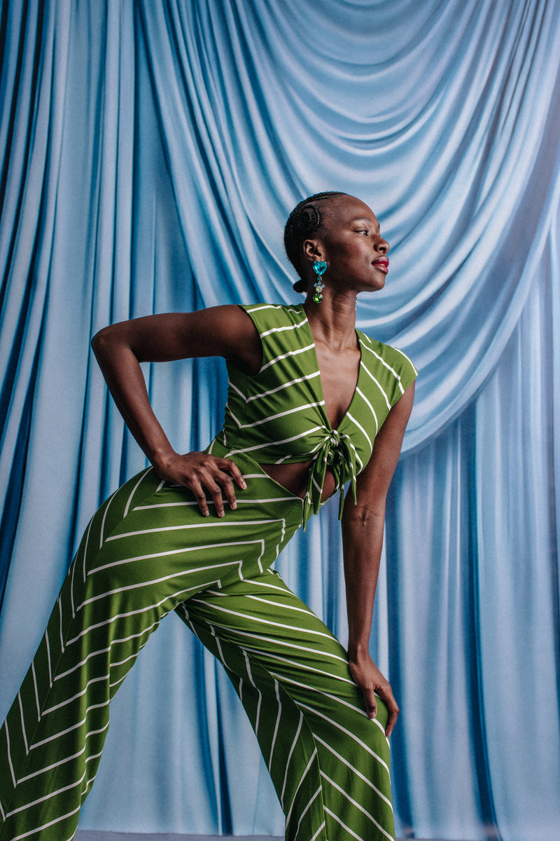 COMBI VITTTO GREEN STRIPES – Make My Lemonade