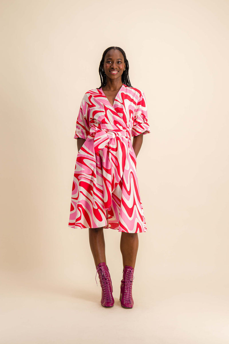 FRANKIE TRIPPY DRESS – Make My Lemonade